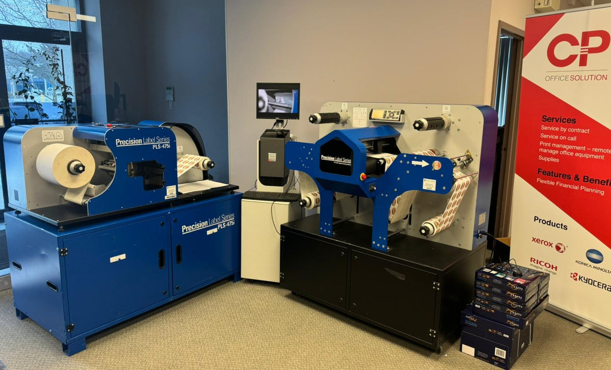 Konica Precision Label Series PLS-475i Digital Label Press & PLS-401f ...